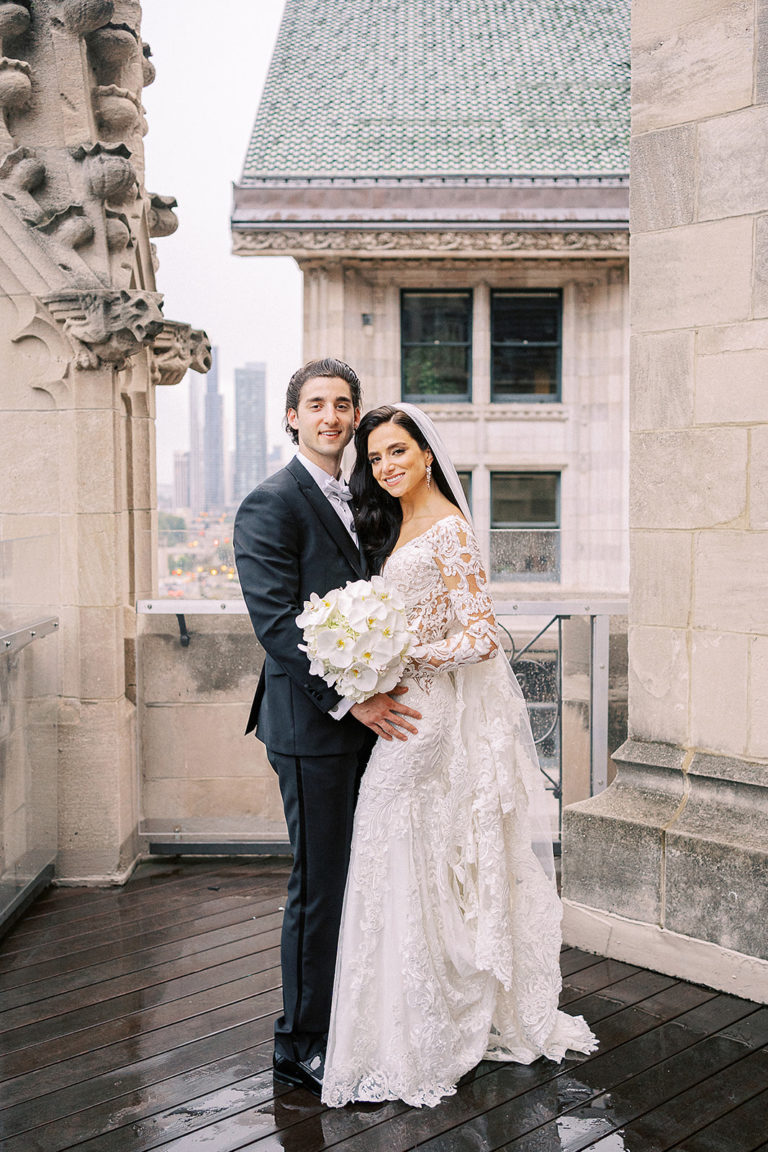 Romantic University Club of Chicago Wedding Reception ...